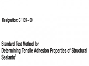 ASTM C1135 Sealant Tension Test Method - Elite Safety Glass